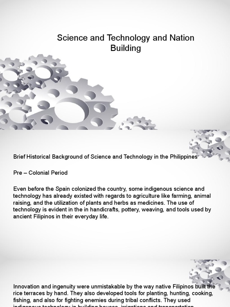 Science and Technology and Nation Building | PDF | Philippines | Science