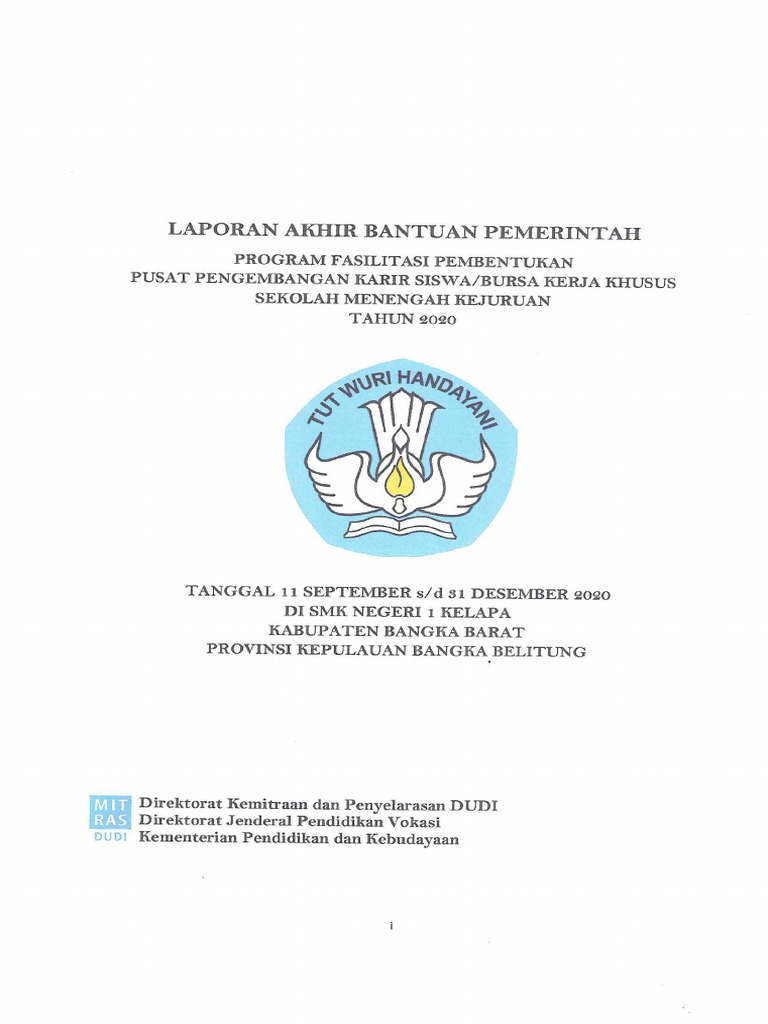 Laporan BKK 100 Persen | PDF