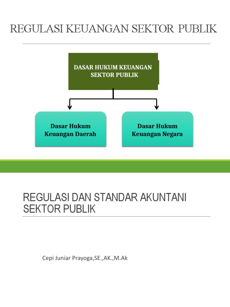 Regulasi Akuntansi Sektor Publik Indonesia | PDF