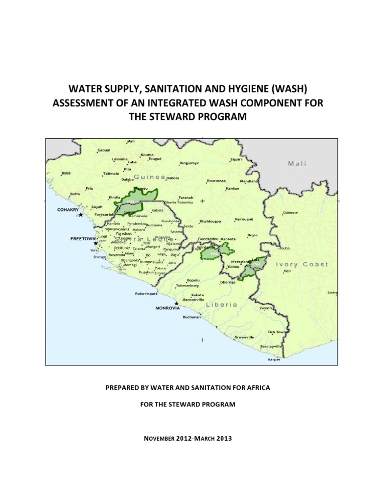 STEWARD WASH Assessment Report June 2013 | PDF | Wash | Sanitation
