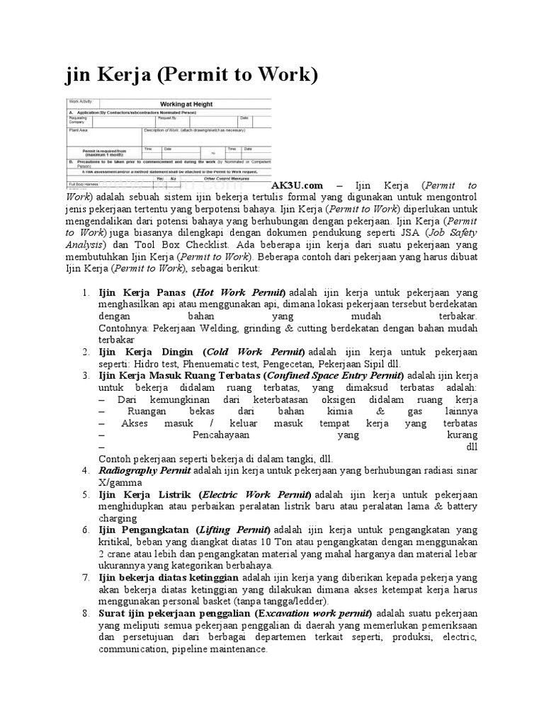 Contoh dan Prosedur LOTO di Malaysia | PDF