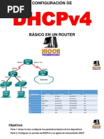 7.2.10 Packet Tracer - Configure DHCPv4 | PDF | Dirección IP | Enrutador (Computación)