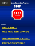 HSE STOP Card Observation Template | PDF