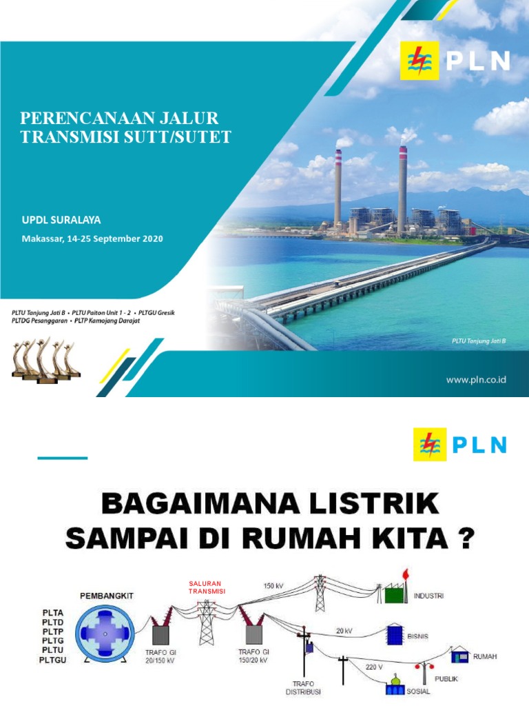 Perencanaan Jalur Transmisi Sutt Sutet | PDF
