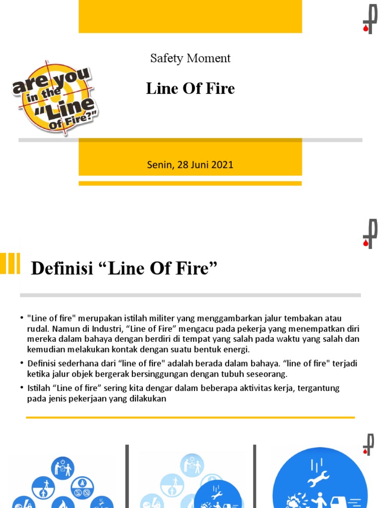 Safety Moment-Line of Fire | PDF