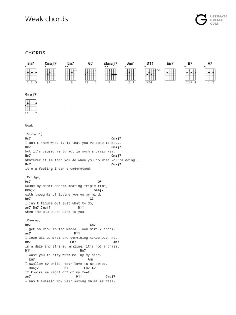 Weak Chords | PDF