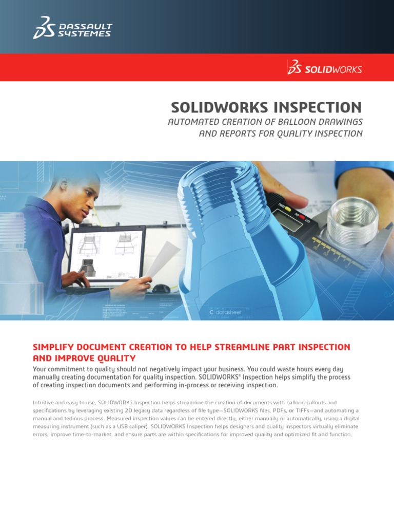 Solidworks Inspection Data Sheet | PDF | 64 Bit Computing | Optical ...