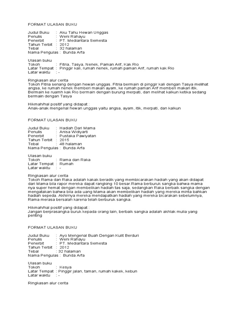 Format Ulasan Buku-Arfa | PDF | Agama & Spiritualitas