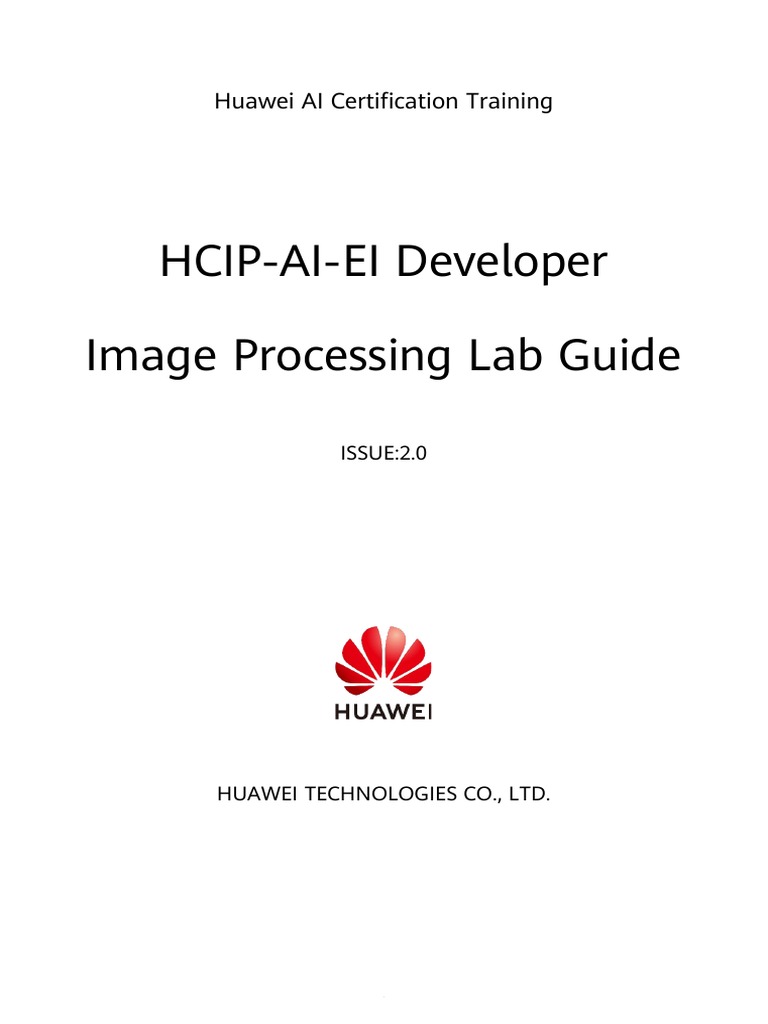 HCIP-AI-EI Developer V2.0 Lab Guide | PDF | Representational State Transfer | Hypertext Transfer ...