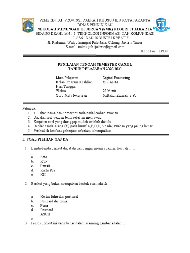 Dispro - Xi Anm | PDF | Komputer