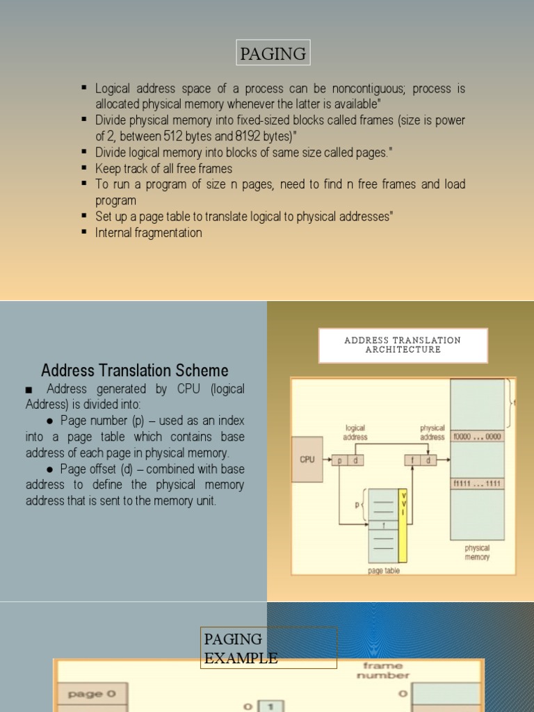 Paging and Virtual Memory | PDF