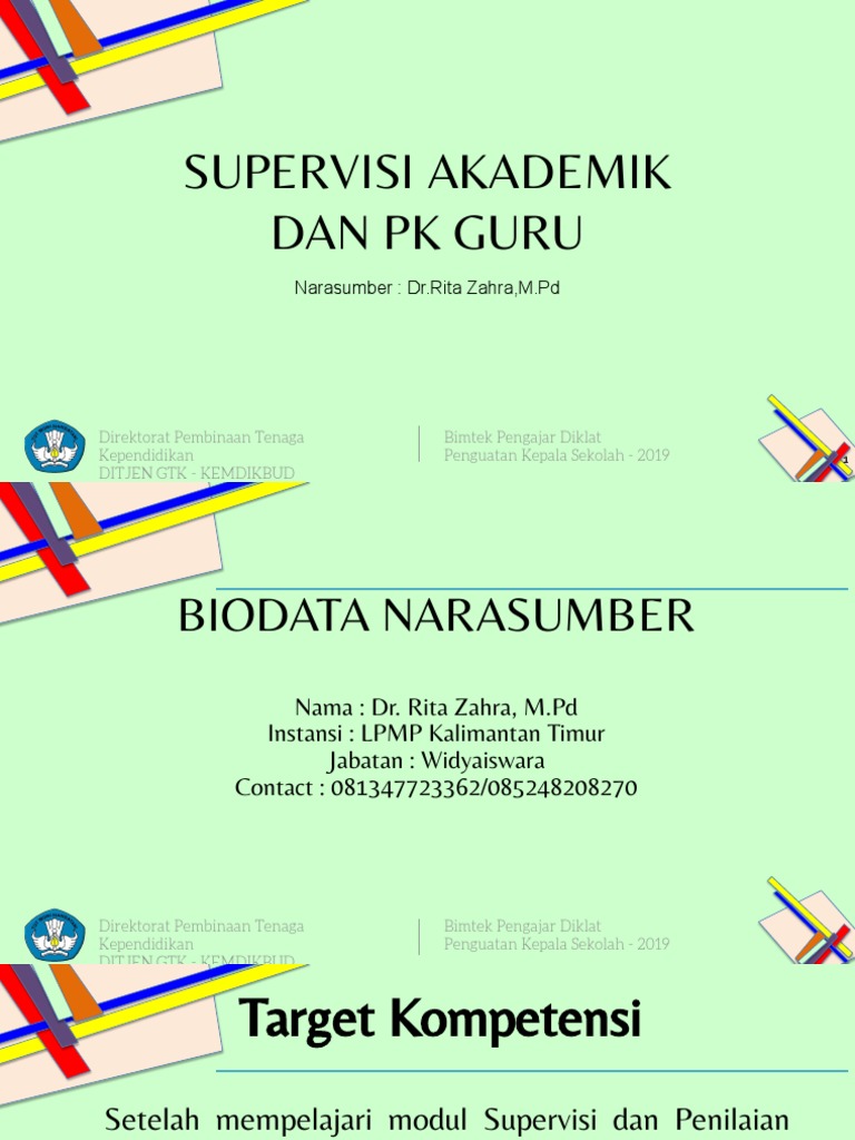 Supervisi Dan PKG 2 April 2019 | PDF | Karier & Perkembangan