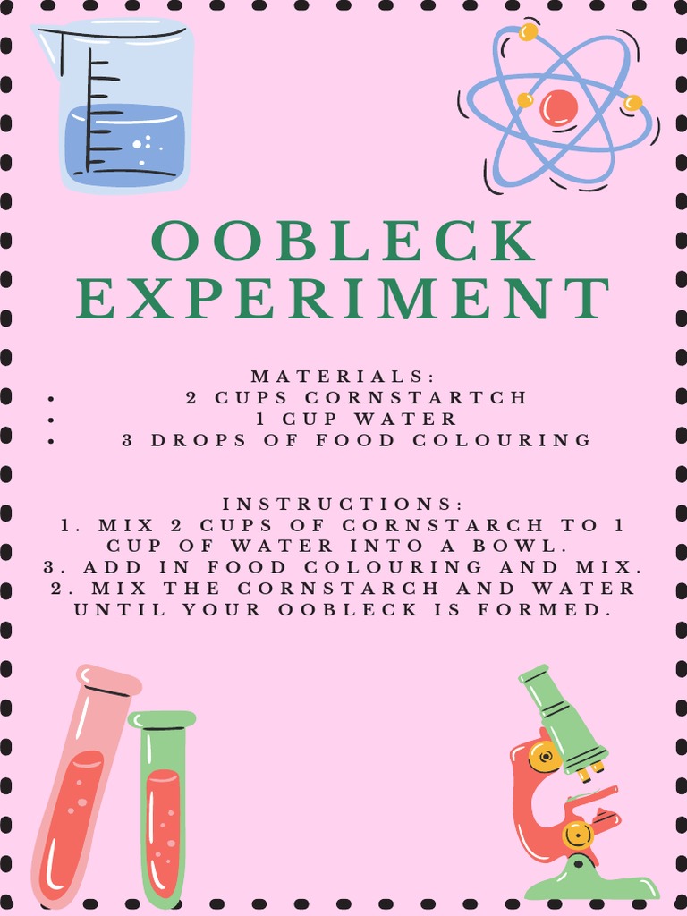 Oobleck Experiment | PDF