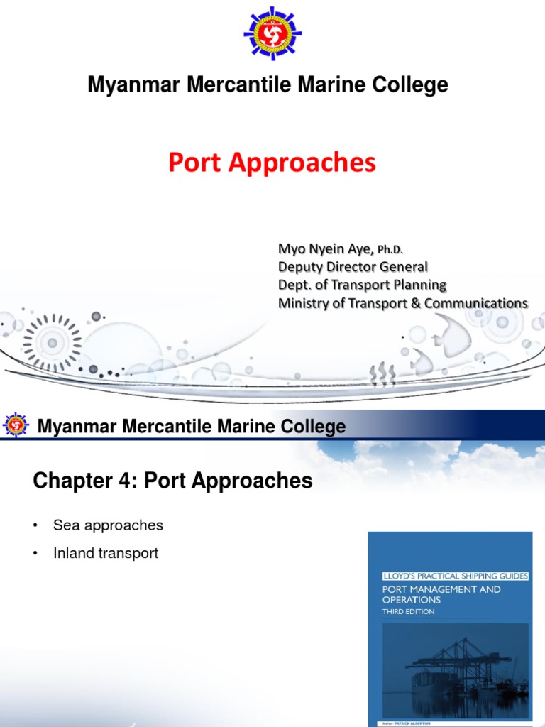 Port Approaches | PDF | Dredging | Cargo