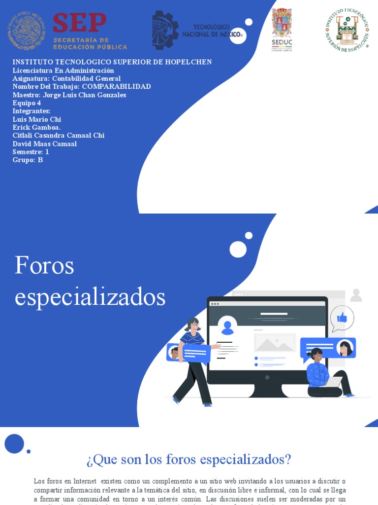 Informatica Foros Especializados | PDF | Foro de Internet | Comunicación