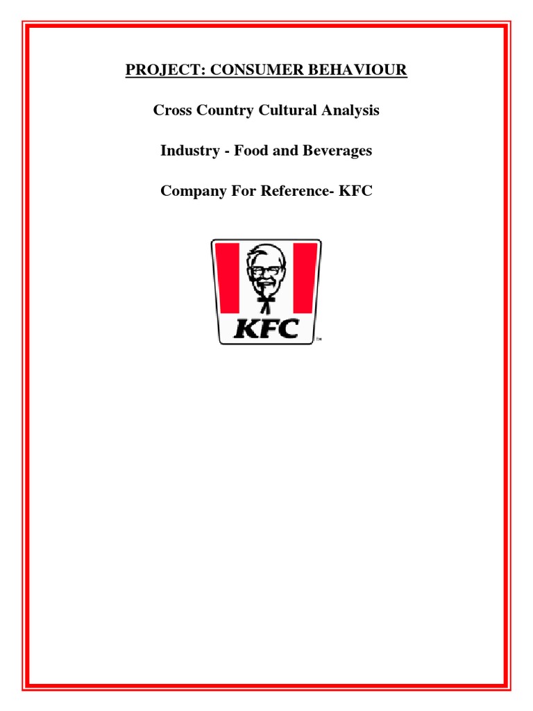 Food and Beverages - Cross Country Cultural Analysis | PDF | Korean ...