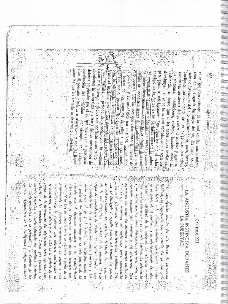 Freud Anna - El Yo y Ls Mecanismos de Defensa Cap12 | PDF