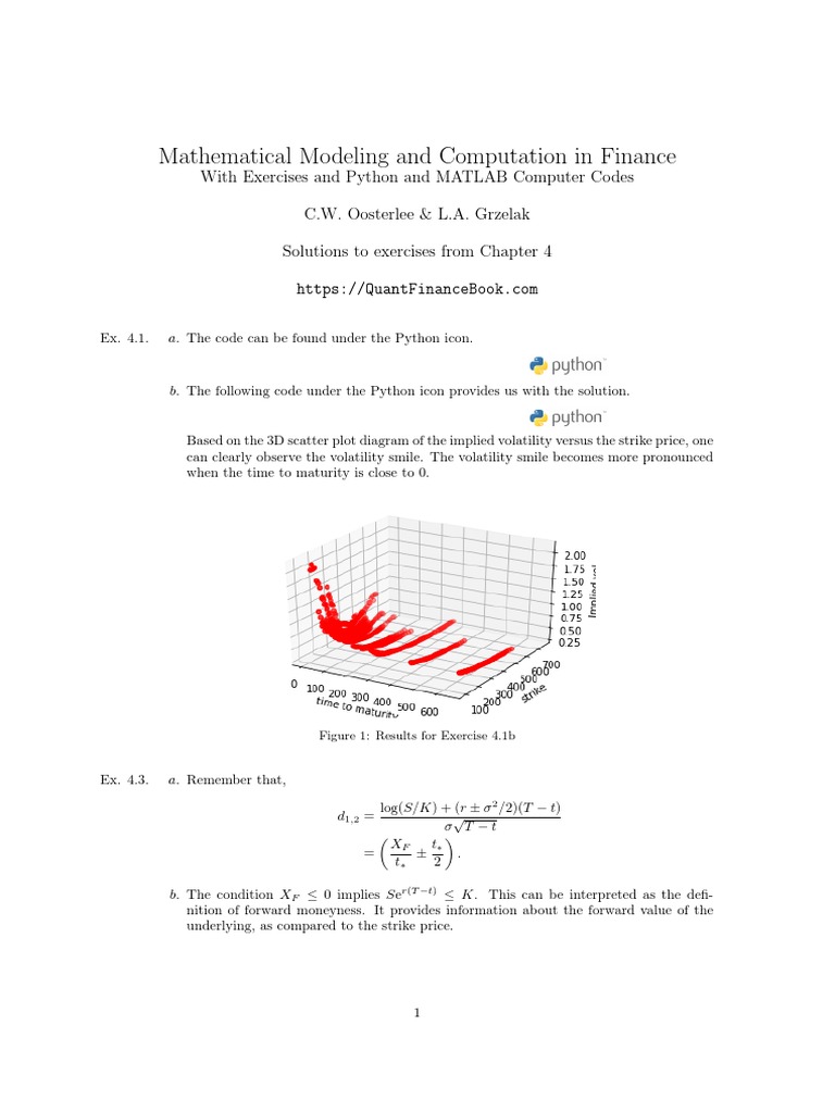 Python & MATLAB Solutions for Finance Modeling | PDF | Interpolation ...