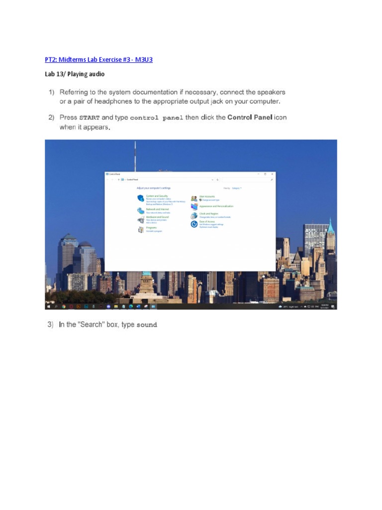 Sacasas Elizalde John Pt2-Midterms-Lab-Exercise-3-M3u3-Docx-1 | PDF