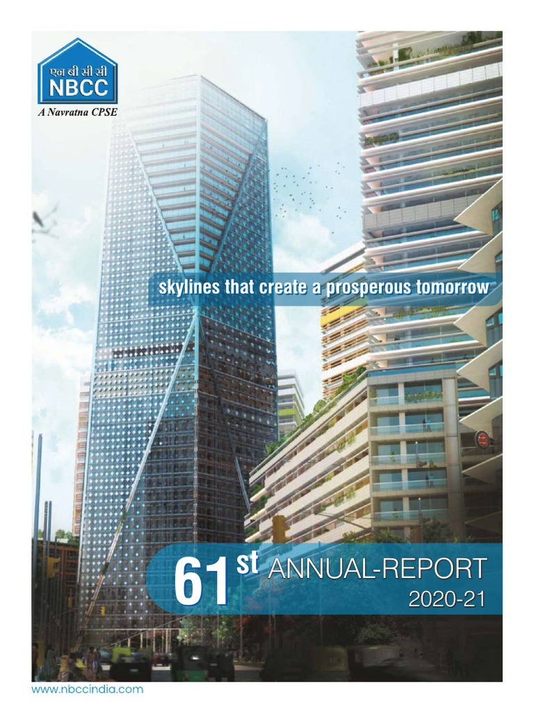 NBCC Annual Report Final 2020 21 | PDF | Economies