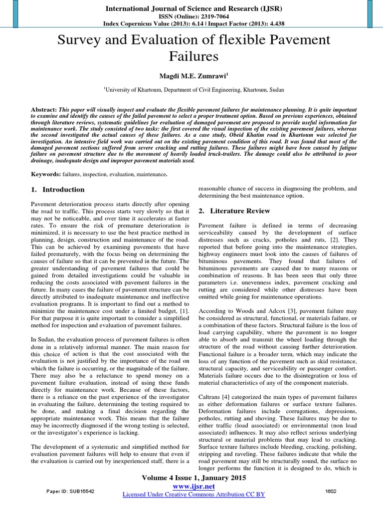 Survey and Evaluation of Flexible Pavement | PDF | Road Surface | Road