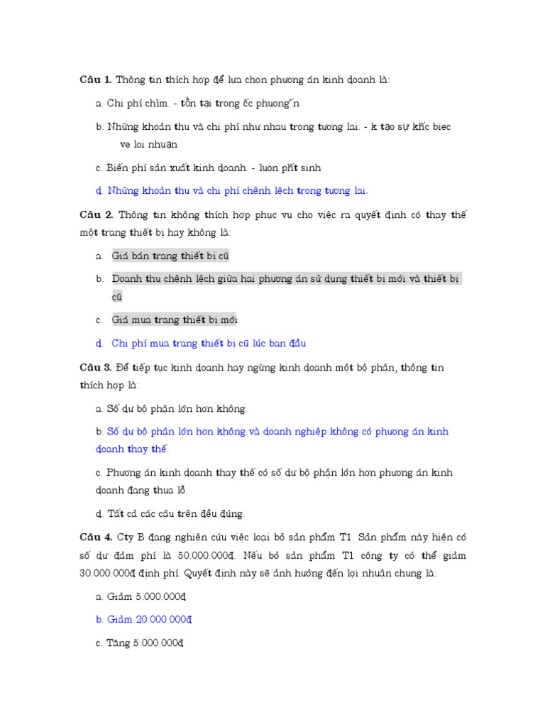 Bai Tap Chuong 7 | PDF