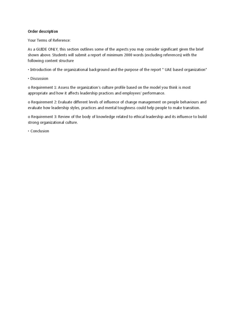 The Organizational Background | PDF