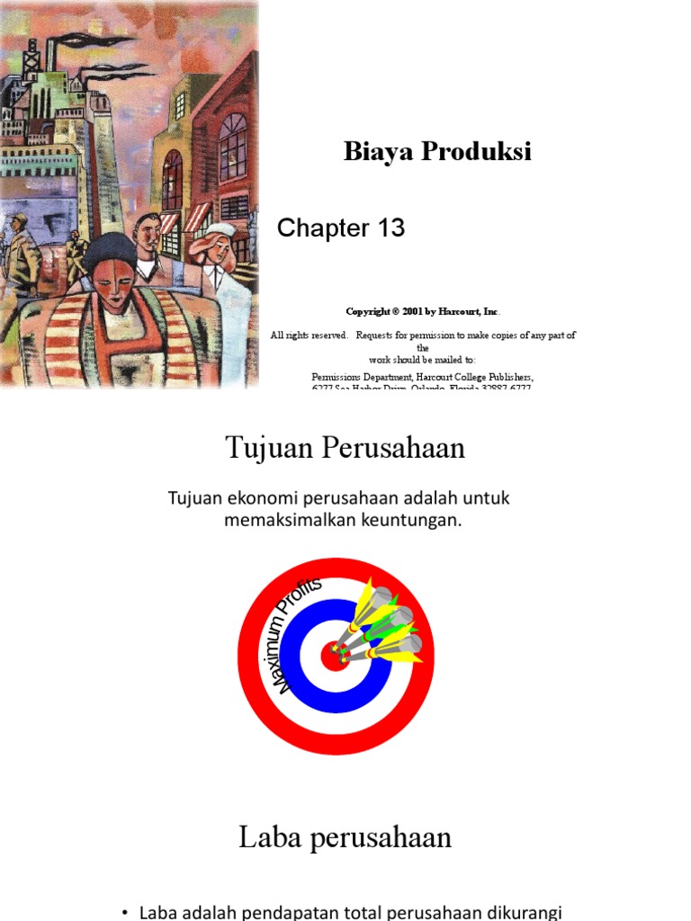 CHP 13 Biaya Produksi (Versi Indo) | PDF