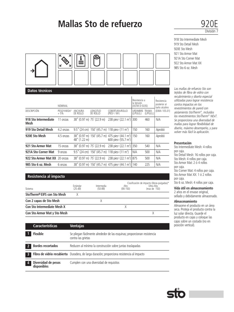 Sto Mesh Español | PDF