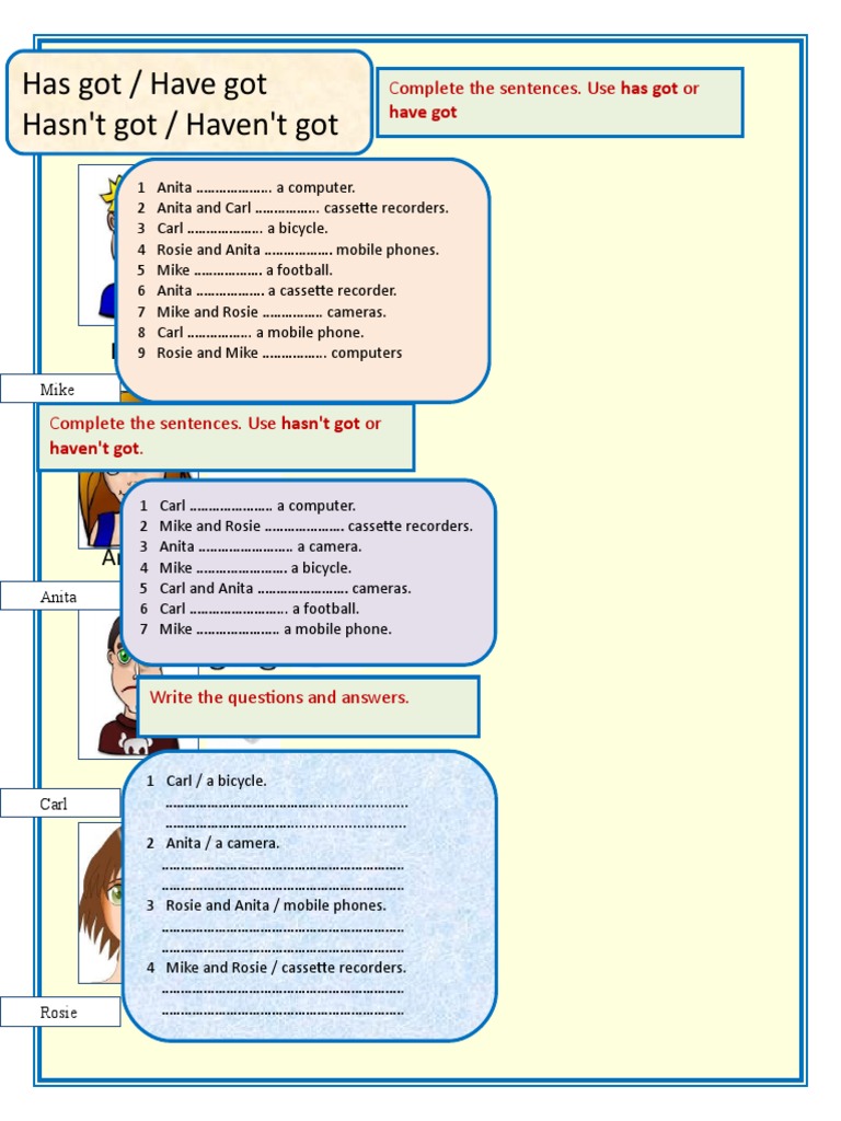 Have Gothas Got Fun Activities Games Grammar Drills 27434 | PDF