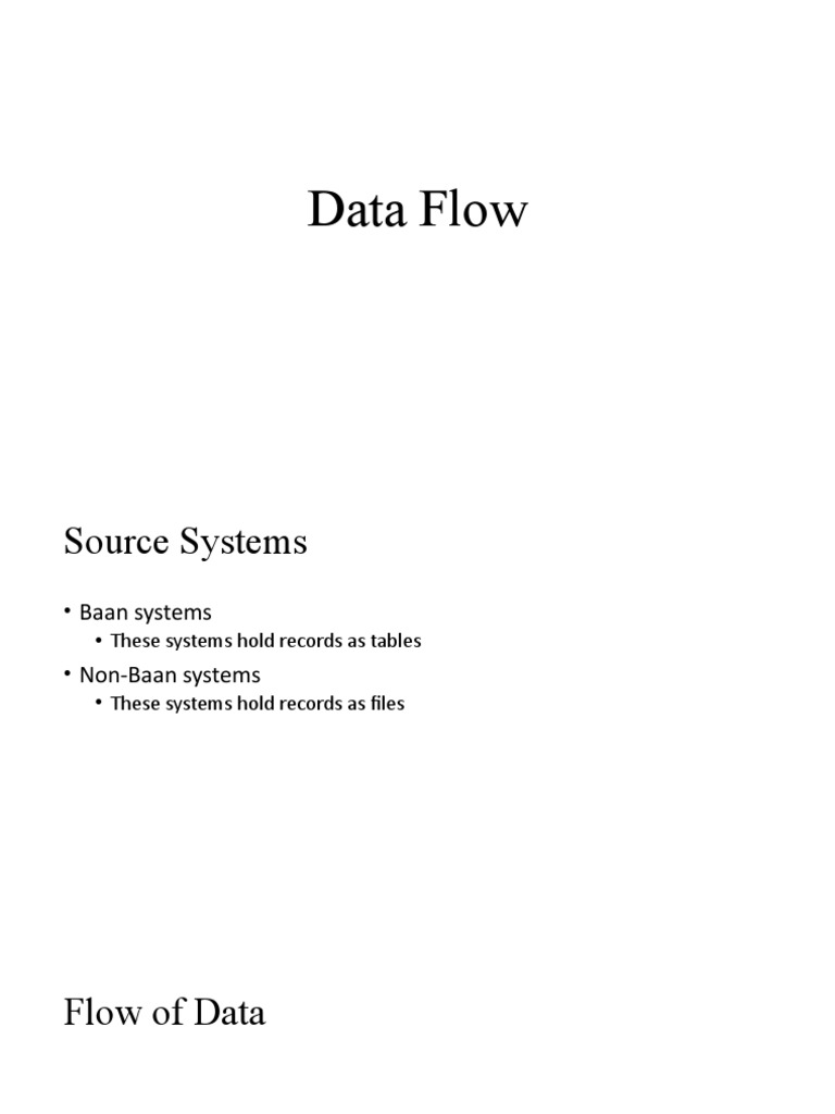 Data Flow | PDF | Technology & Engineering
