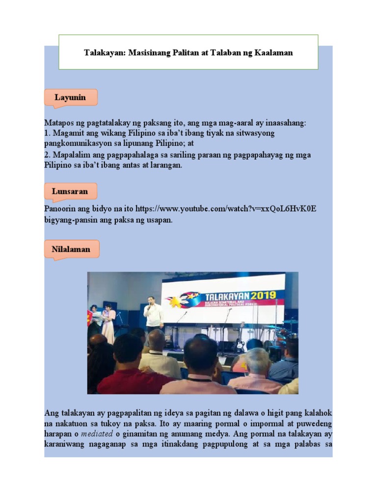 7 Talakayan, Pagbabahay-Bahay | PDF