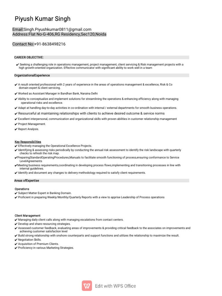 0 - Piyush Latrest Updated CV | PDF