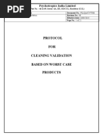 Cleaning Validation Protocol-Example | PDF | Verification And ...