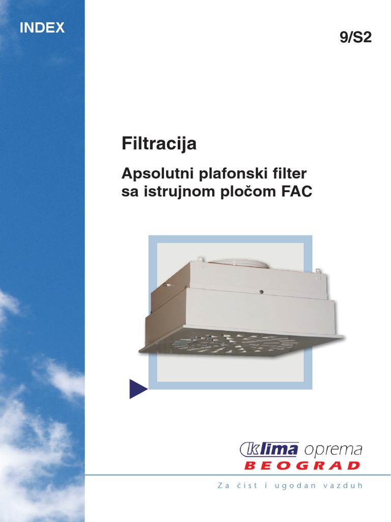 Filtracija: Index | PDF