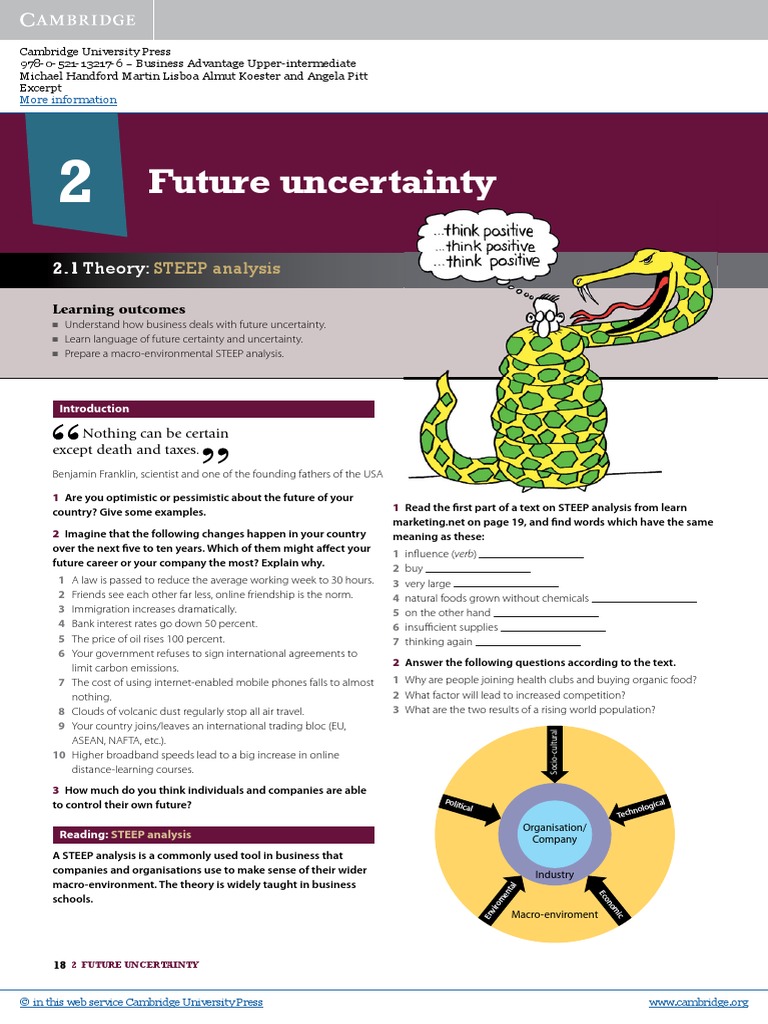 Business Advantage Upper Intermediate Students Book With DVD Sample Pagespdf PDF Free | PDF ...