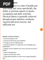 Components of Physical Education: (1) Skill-Related Components and (2 ...