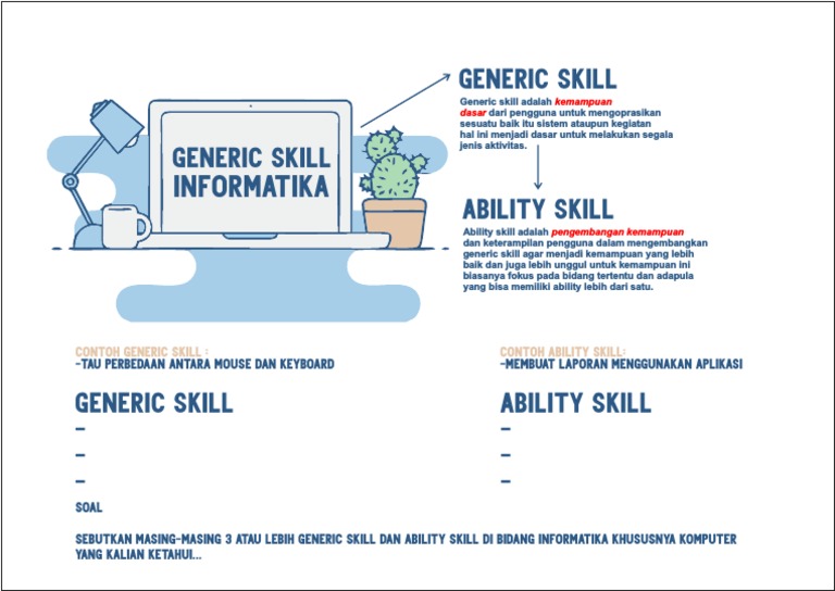 Kelas 7 Informatika Generic Skill | PDF