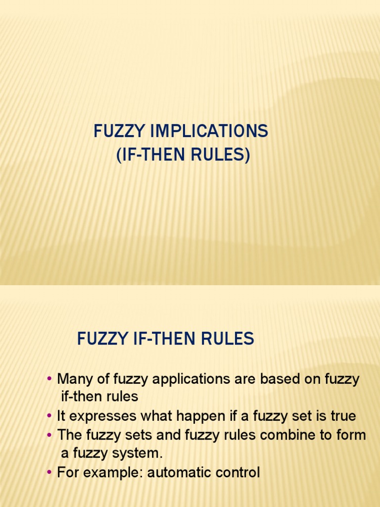 Module 2 - Fuzzy Rules and Fuzzy Inferencing | PDF | Fuzzy Logic | Inference