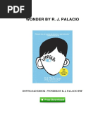 Wonder by RJ Palacio Part Ten Active Learning Activities | PDF | Nature