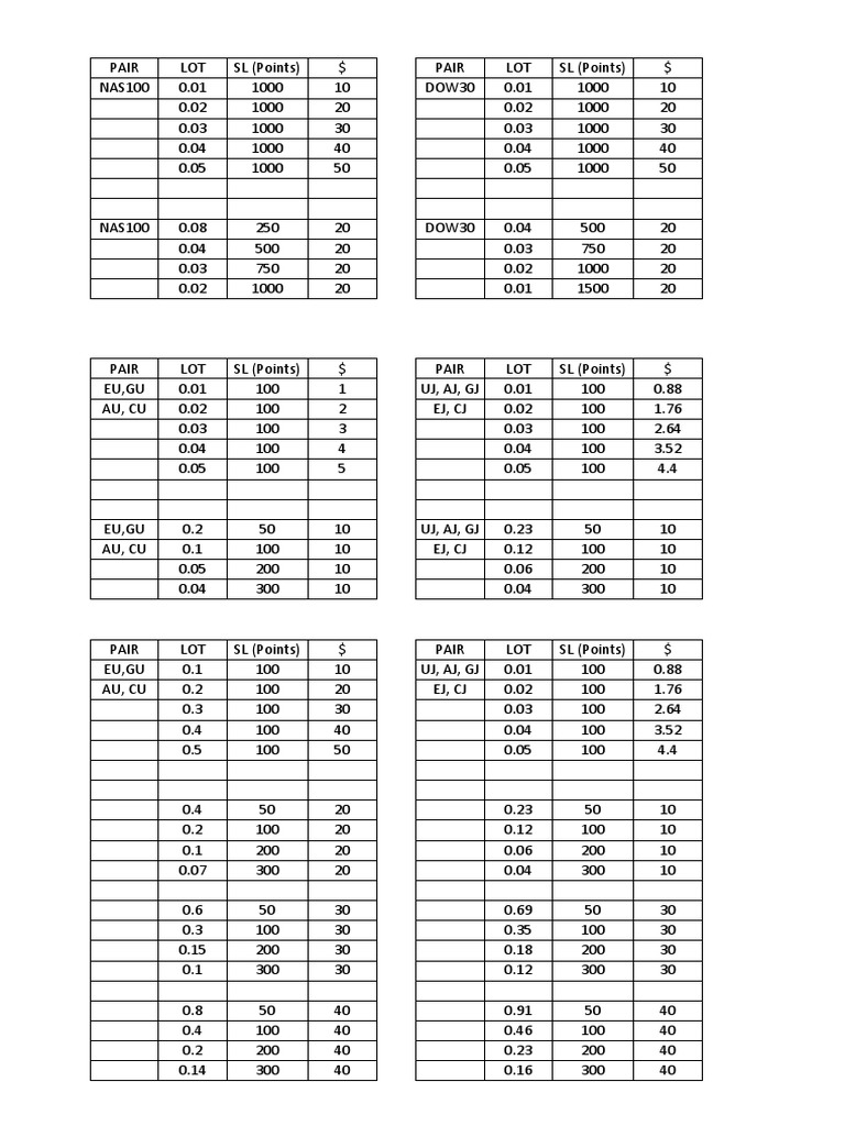 Lot Size | PDF