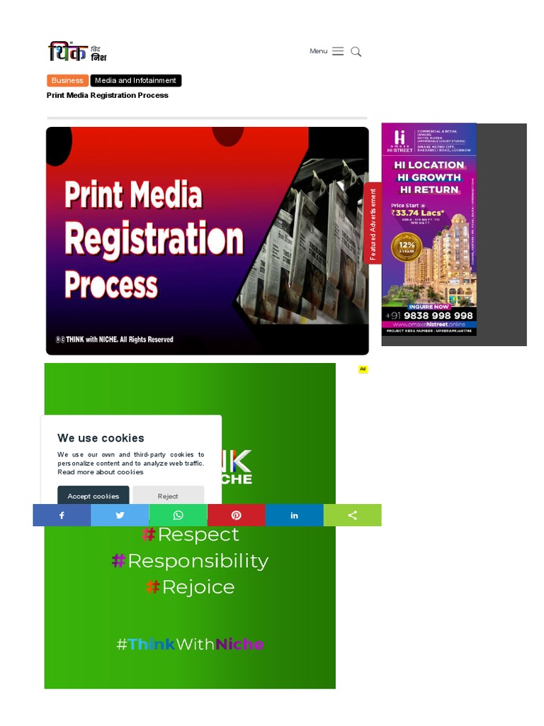 Print Media Registration Process | PDF | Newspapers | Publishing