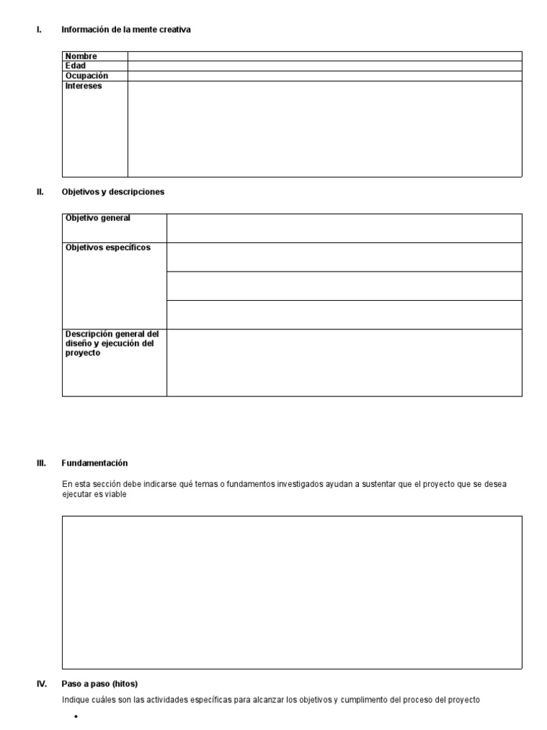 Formato Diseño de Proyecto Social | PDF