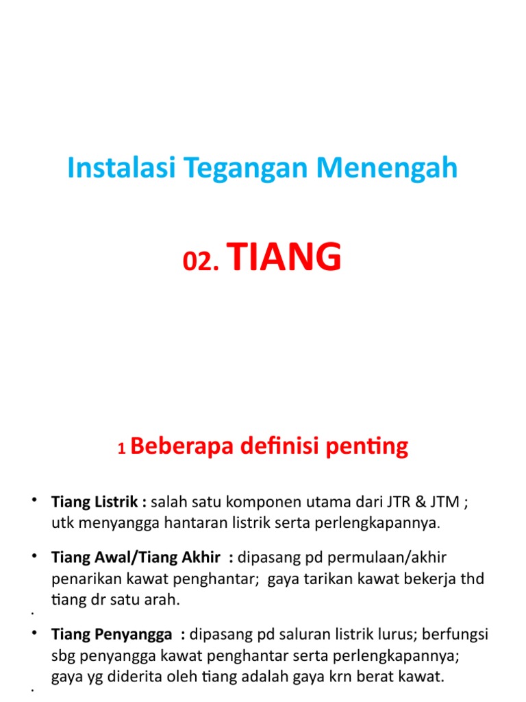 Itm 02 Tiang | PDF