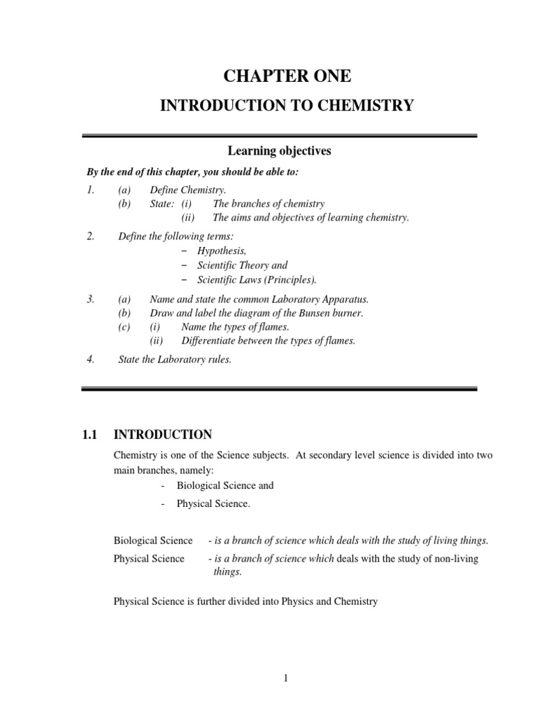 Introduction to Senior Two Chemistry | PDF | Liquids | Alloy