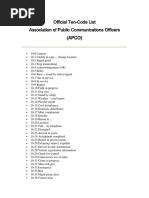 Official Ten-Code and Q-Code List | PDF | Traffic | Ambulance