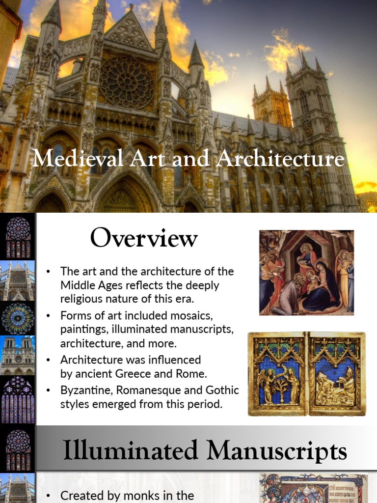 Medieval Art & Architecture Powerpoint | PDF | Gothic Architecture ...