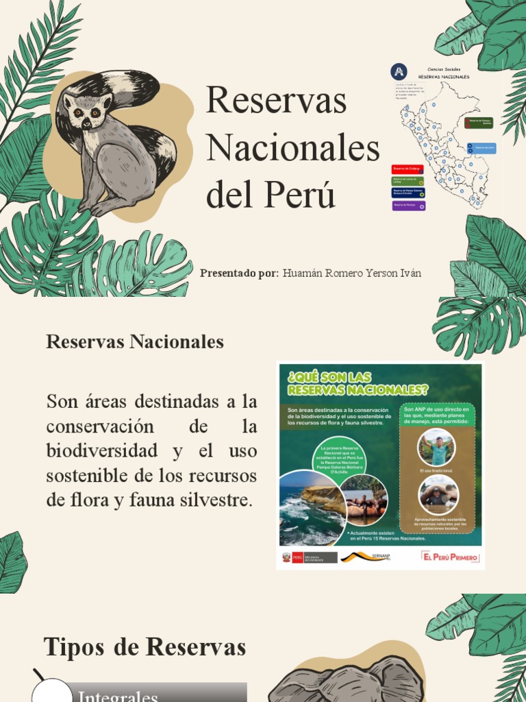 Reservas Nacionales Del Peru | PDF | Biodiversidad | Fauna