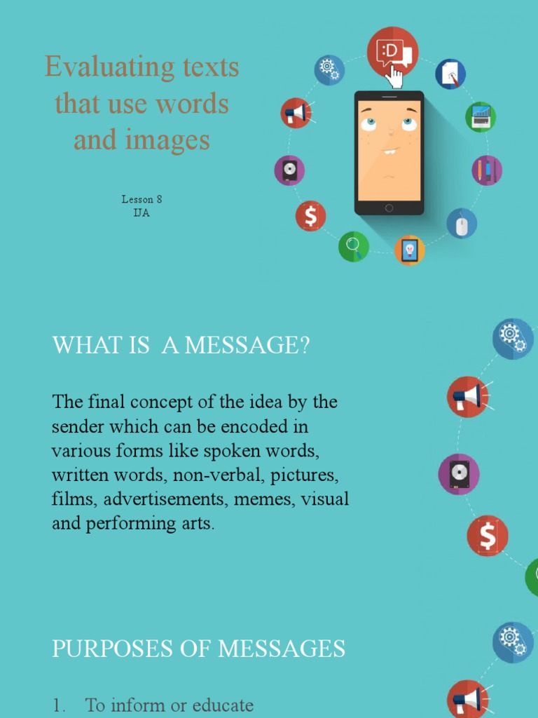 Evaluating Texts The Use Words and Images | PDF