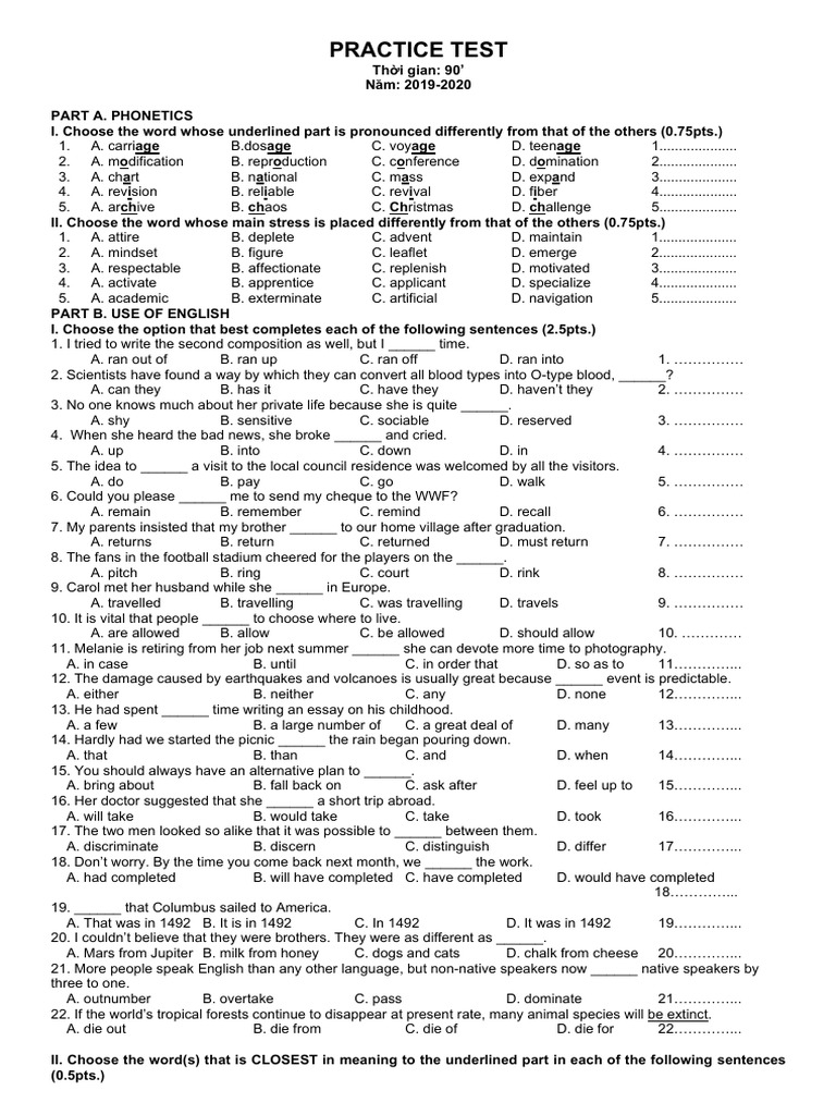 English Mock Test | PDF | Robot | Robotics